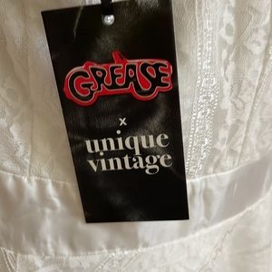 Unique Vintage | Dresses | Grease X Unique Vintage Sandy Simcox White ...